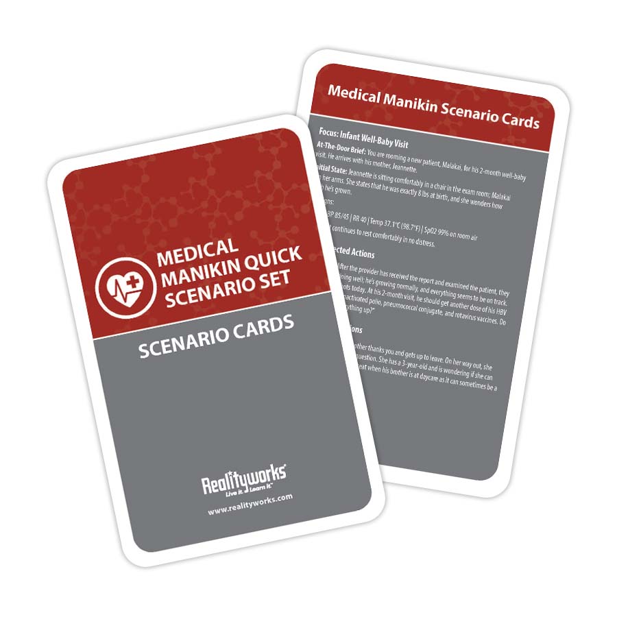 Medical Manikin Quick Scenario Set 35022110 | RealityWorks – AnatomyStuff